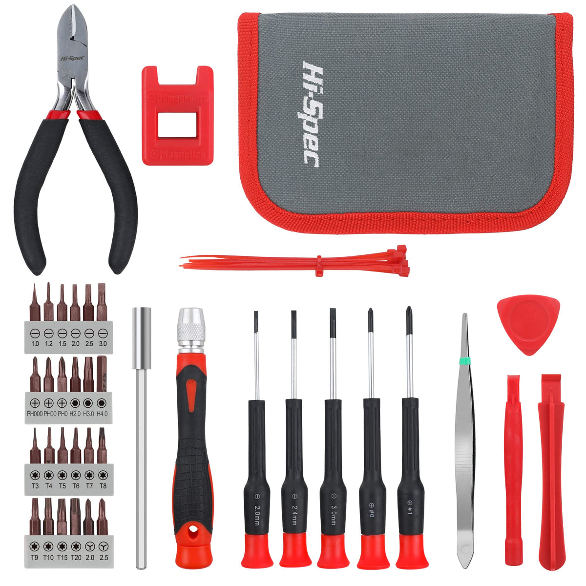 38pc Computer and Electronics Repair Tool Kit Set. Precision Tools for ...